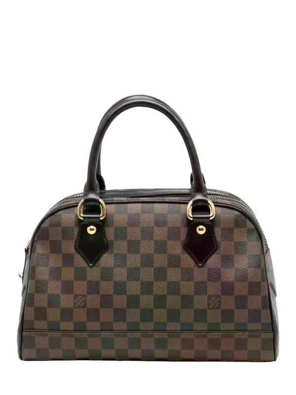 LOUIS VUITTON 2007 Damier Ebene Duomo Handbag - Brown