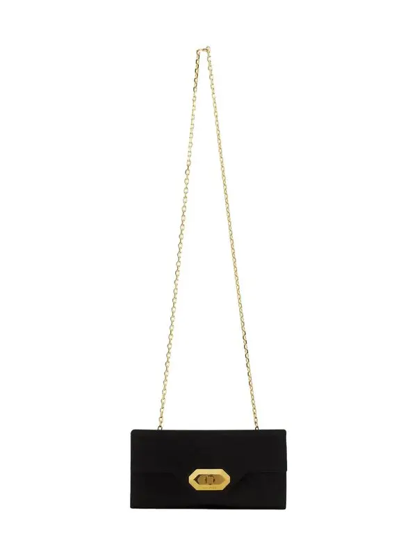 LANVIN Chain Detail Clutch Bag - Black