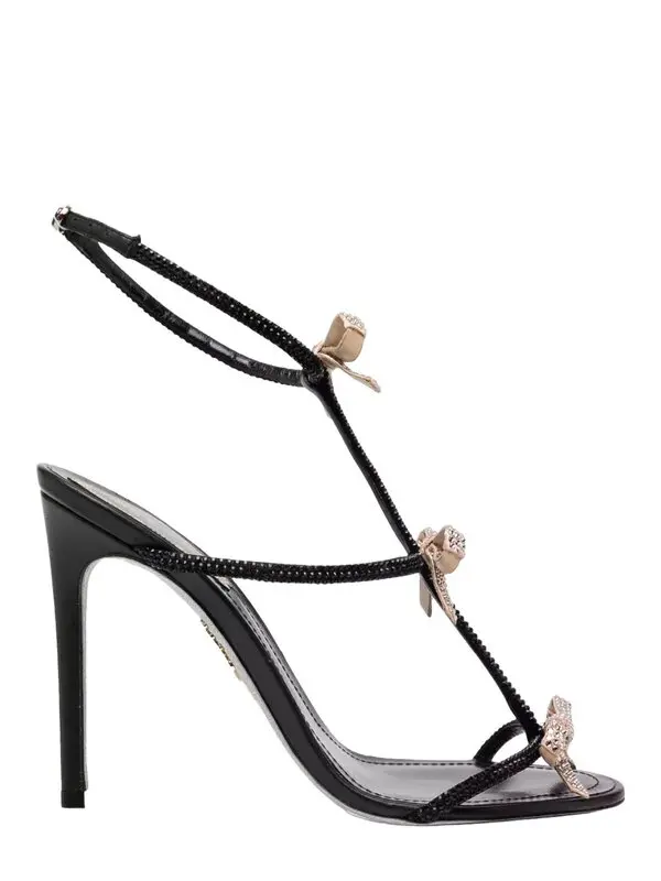 Rene Caovilla 105mm Caterina Heeled Sandals - Black