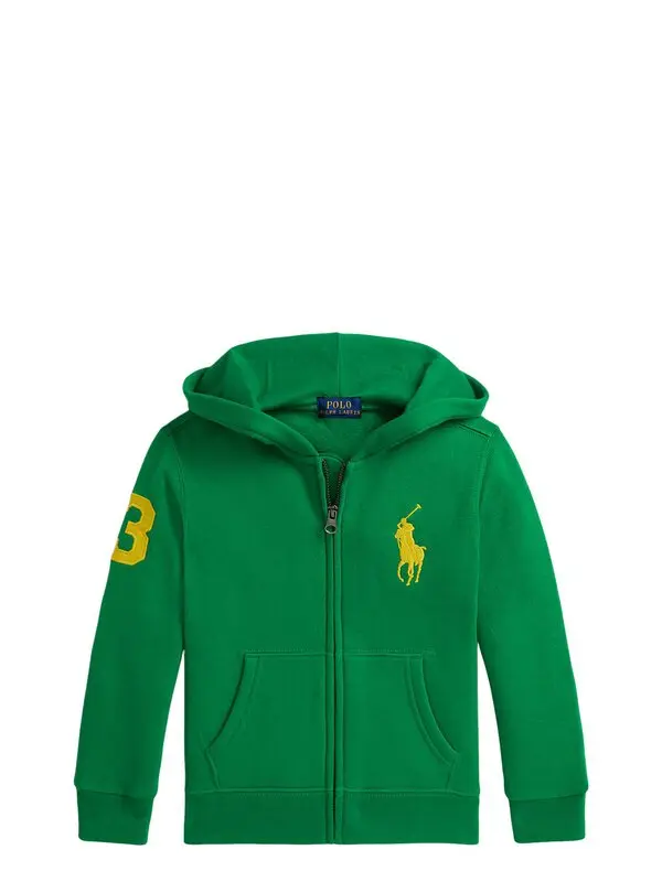 Ralph Lauren Big Pony Fleece Full-zip Hoodie - Cruise Green