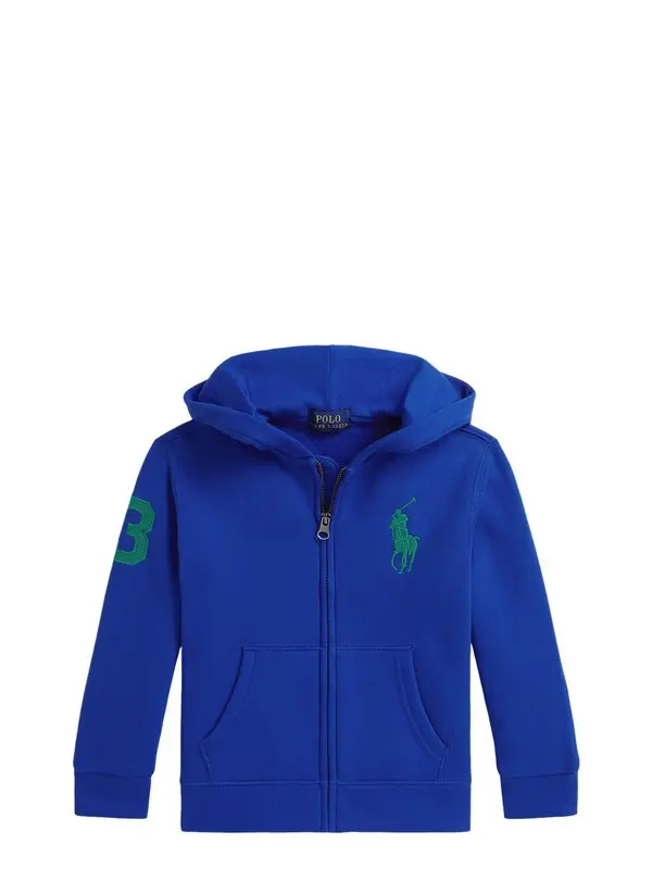 Ralph Lauren Big Pony Fleece Full-zip Hoodie - New Sapphire