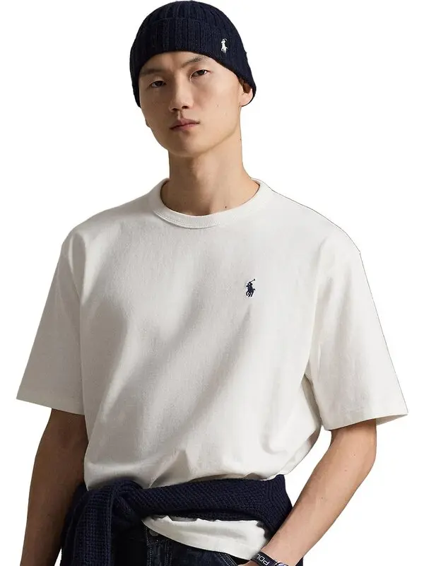 Ralph Lauren Relaxed Fit Jersey Crewneck T-shirt - White