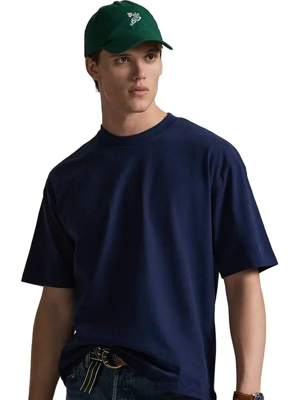 Ralph Lauren Relaxed Fit Sueded Jersey T-shirt - Newport Navy