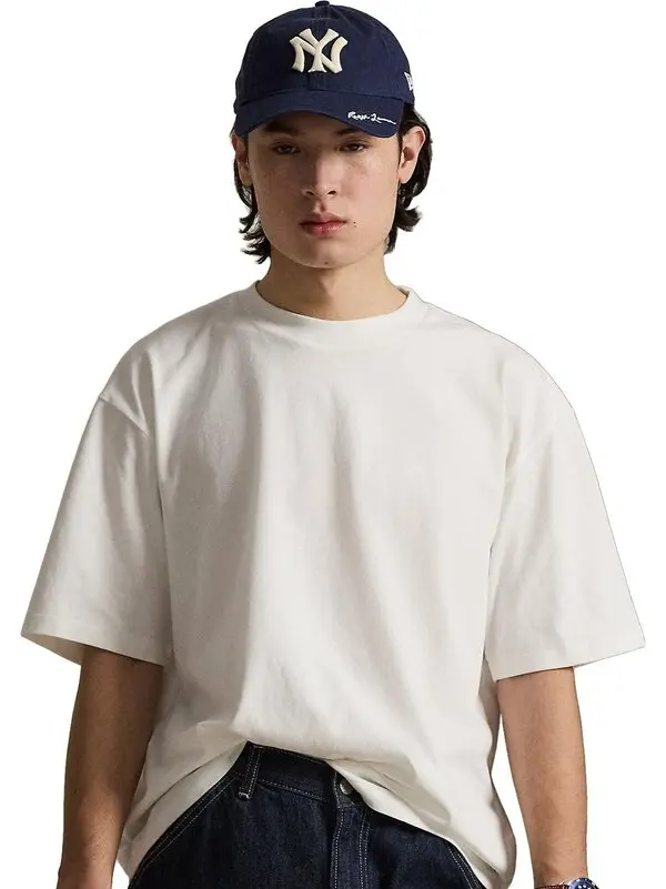 Ralph Lauren Relaxed Fit Sueded Jersey T-shirt - White