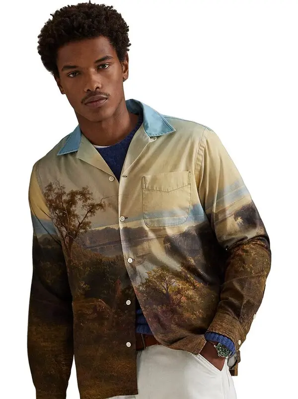 Ralph Lauren Shirt - Hudson River Scene
