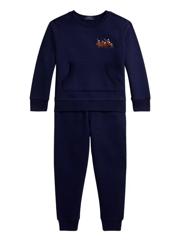 Ralph Lauren Fleece Sweatshirt & Pant Set - Newport Navy