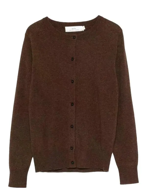 Arch4 Nappa Cardigan - Brown