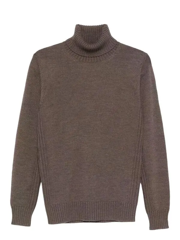 KANGRA Roll-neck Knitwear - Brown