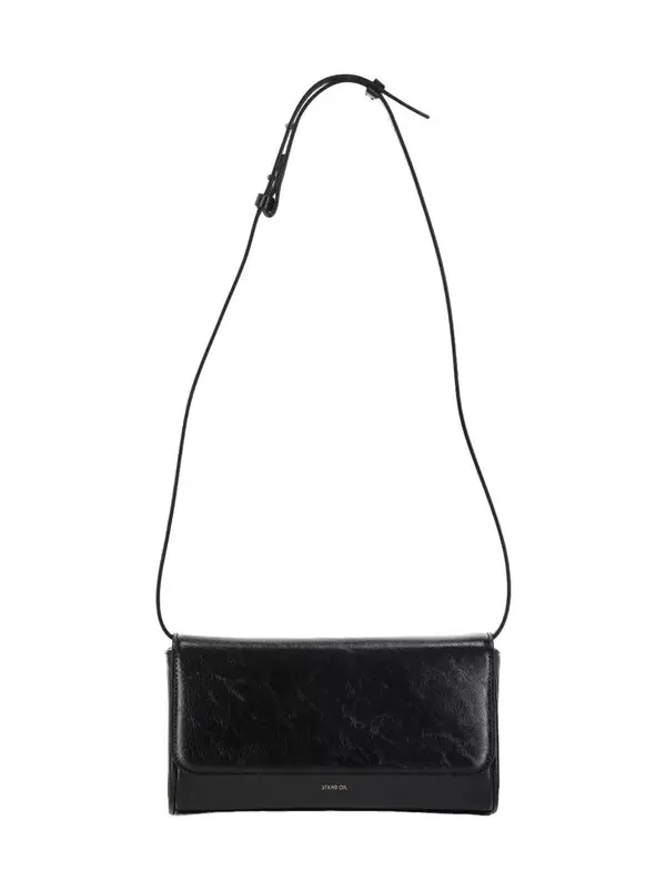 STAND OIL Adjustable Strap Clutch Bag - Black