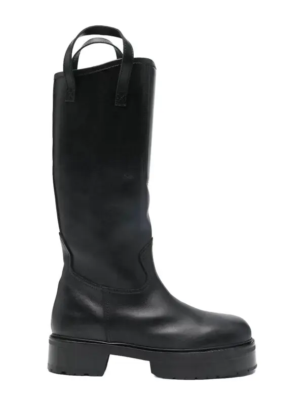 Enfants Riches Déprimés Platform Leather Boots - Black