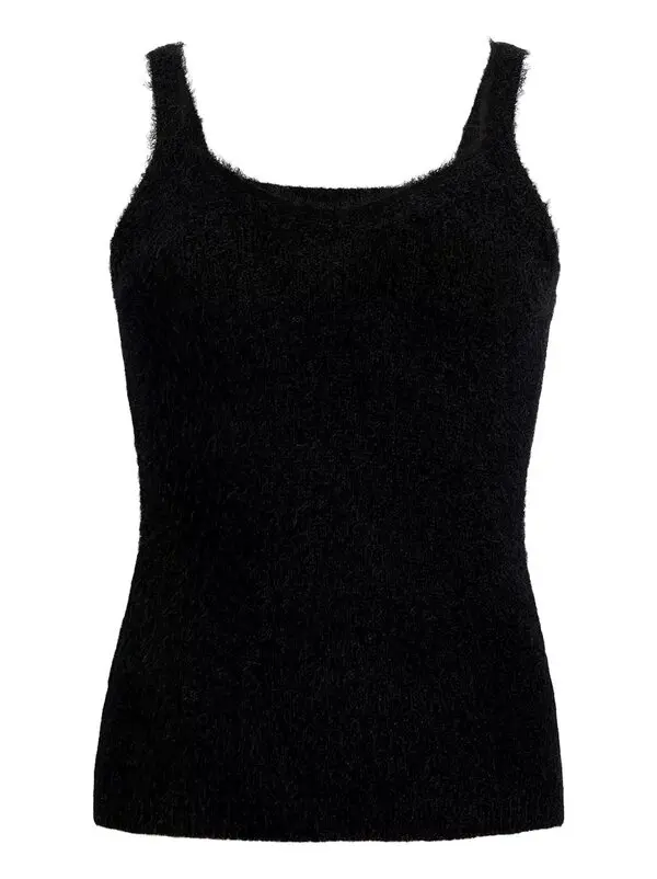 Khaite Maura V-neck Knit Top - Black