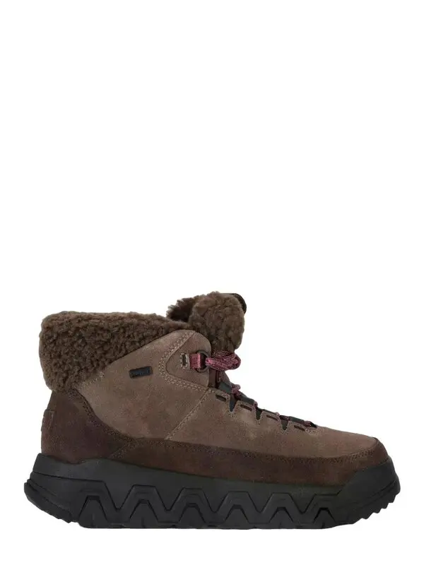 UGG Terretrail Cozy Lace Suede Boots - Brown