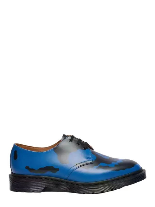 Dr. Martens 1461 Skull-print Derby Shoes - Blue