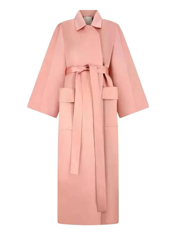 DI STAVNITSER Belted Coat - Pink