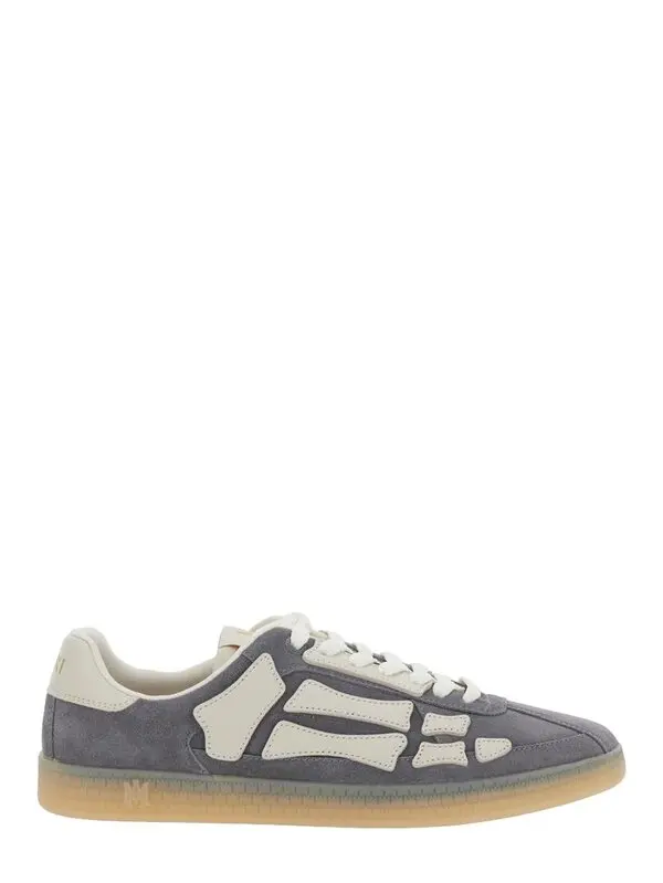 Amiri Pacific Bones Low Top Sneakers - Grey