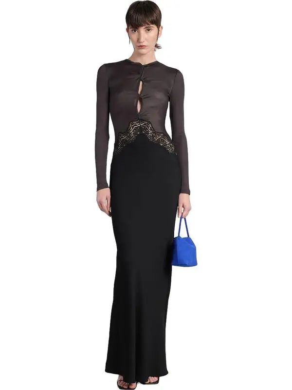 Christopher Esber Long Dress - Black