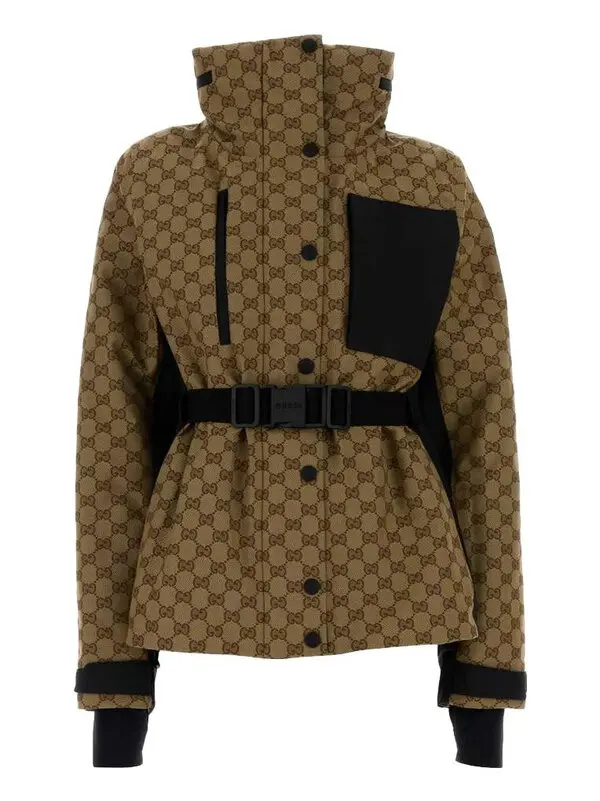 Gucci Embroidered Nylon Padded Jacket - Printed