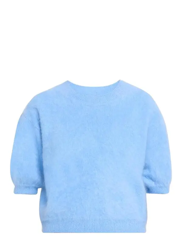 LISA YANG Juniper Brushed Cashmere Sweater - Azure
