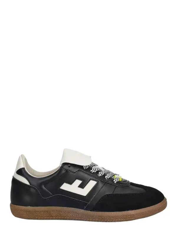 Flamingos Burela Slim Player Logo Sneakers - Black