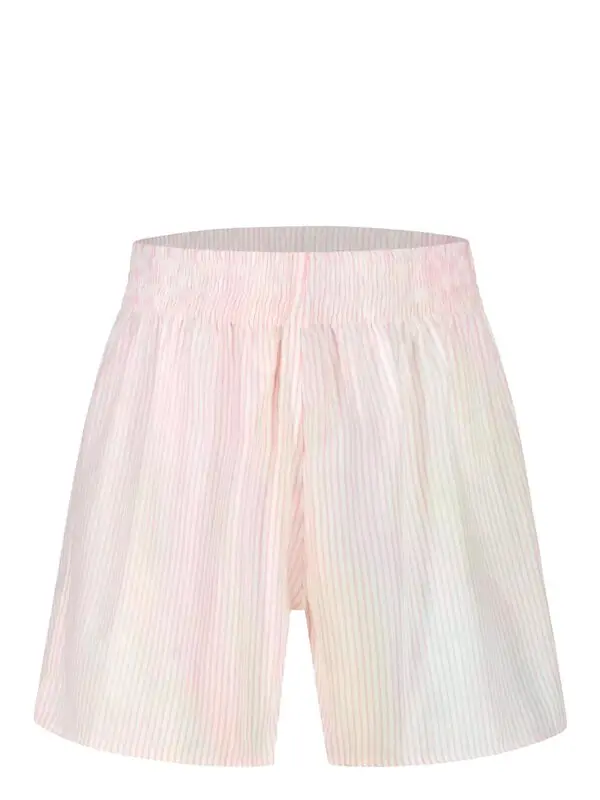 PARAMIDONNA Cora Striped Shorts - White
