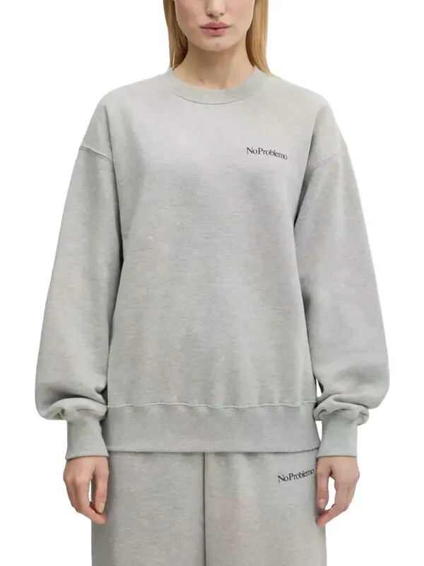 Aries Crew-neck Sweatshirt - Grey