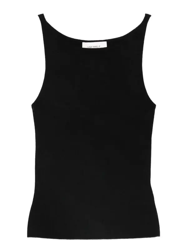 LISA YANG Lynette Sleeveless Top - Black