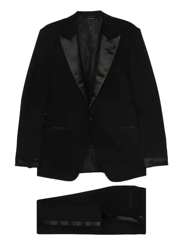 TOM FORD Shawl-lapels Suit - Black