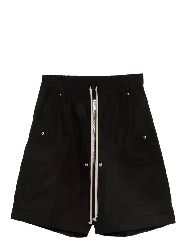 Rick Owens Zip-detail Cargo Shorts - Black