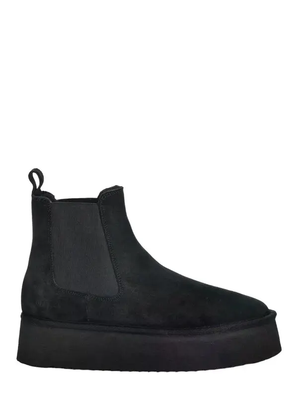 SUMMERY COPENHAGEN Platform-heel Chelsea Boots - Black