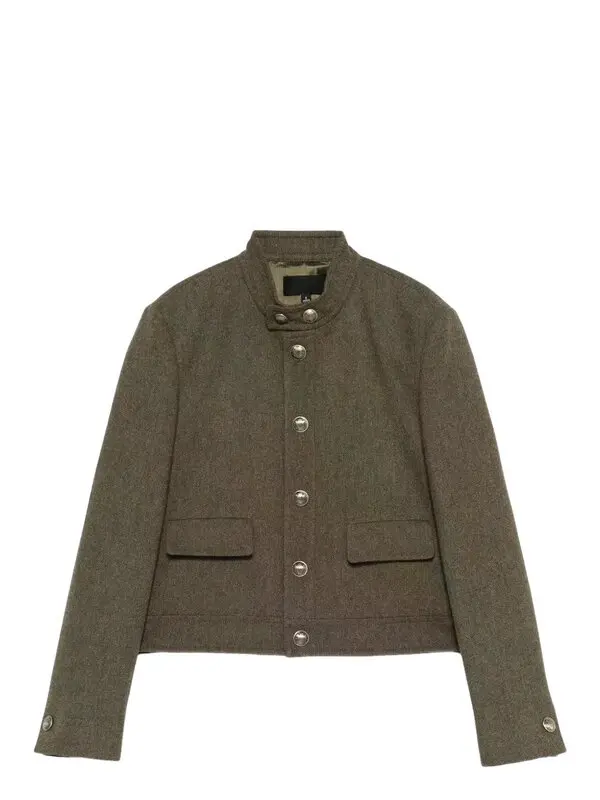 NILI LOTAN Button-fastening Flap-pocket Jacket - Green
