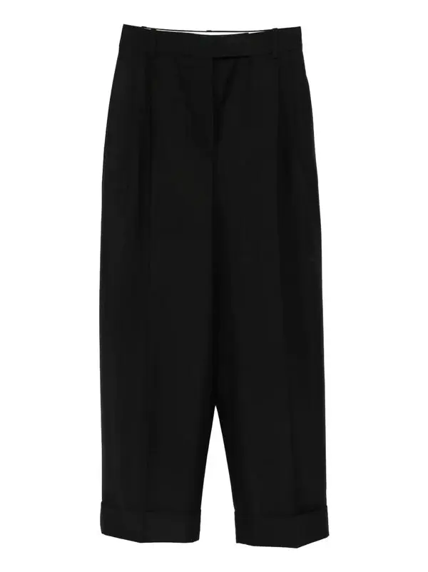 RÓHE Pleated Trousers - Black