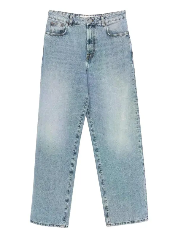 RÓHE Faded Regular Fit Jeans - Blue
