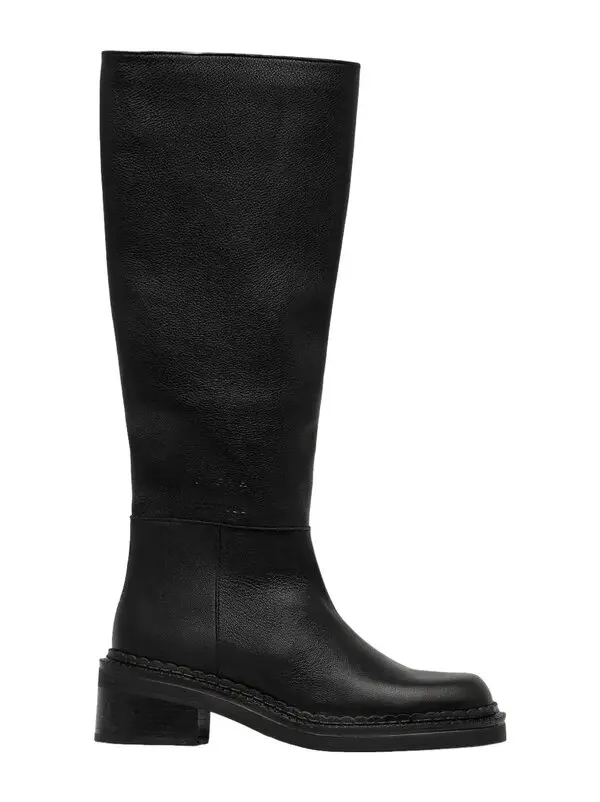 SUMMERY COPENHAGEN Zip-fastening Knee-high Boots - Black