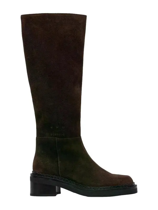 SUMMERY COPENHAGEN Suede Knee-high Boots - Brown