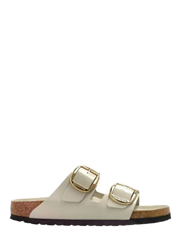 BIRKENSTOCK Buckle Leather Sandals - Neutrals