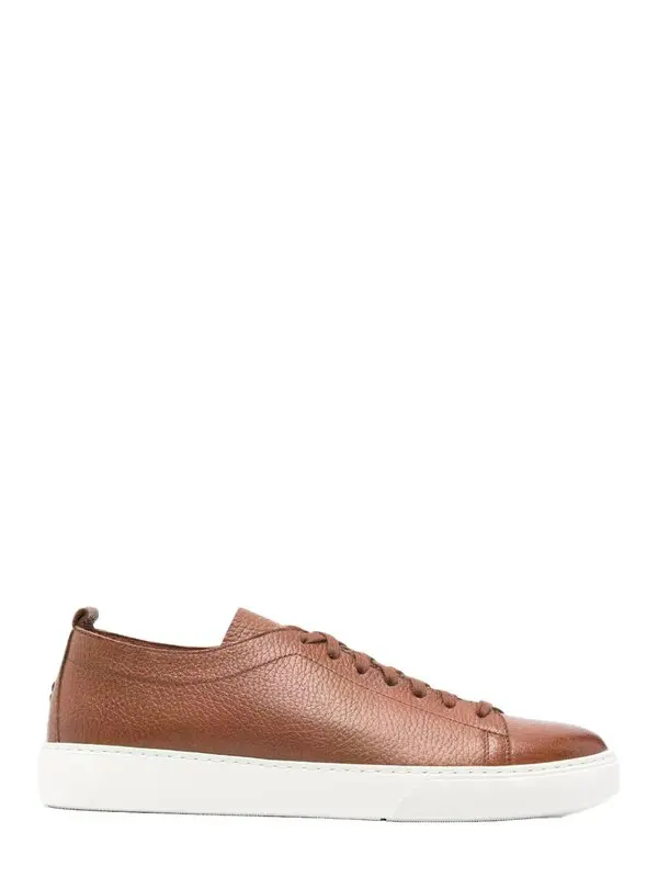 HENDERSON BARACCO Textured Lace-up Sneakers - Brown