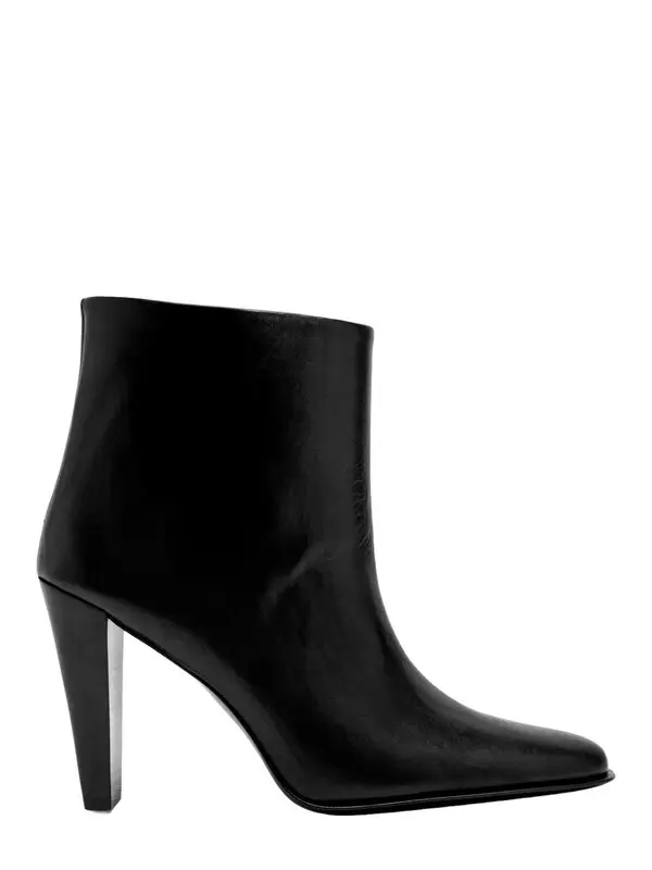 JUDE Pointed-toe Ankle Boots - Black