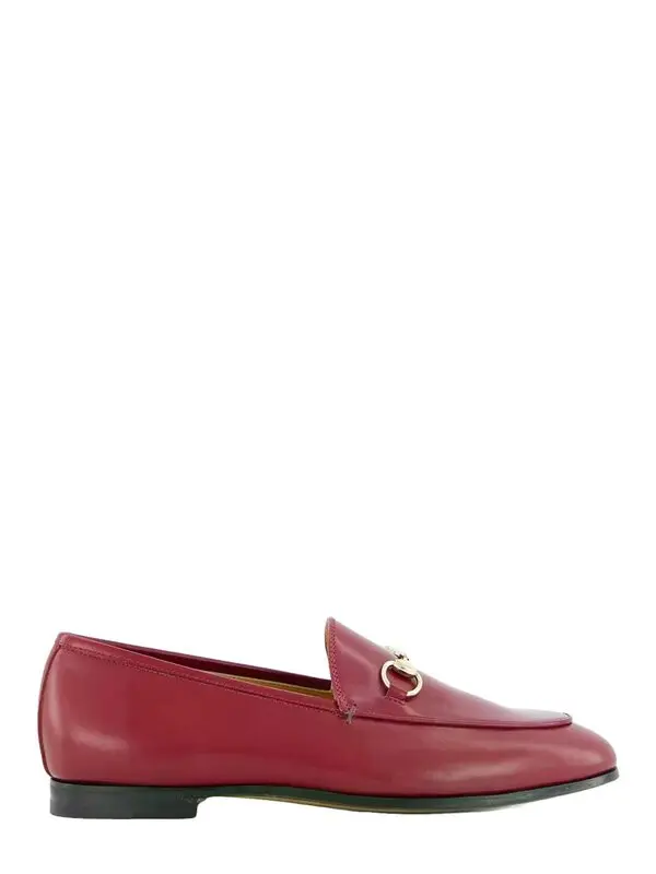Gucci Horsebit Leather Loafers - Red
