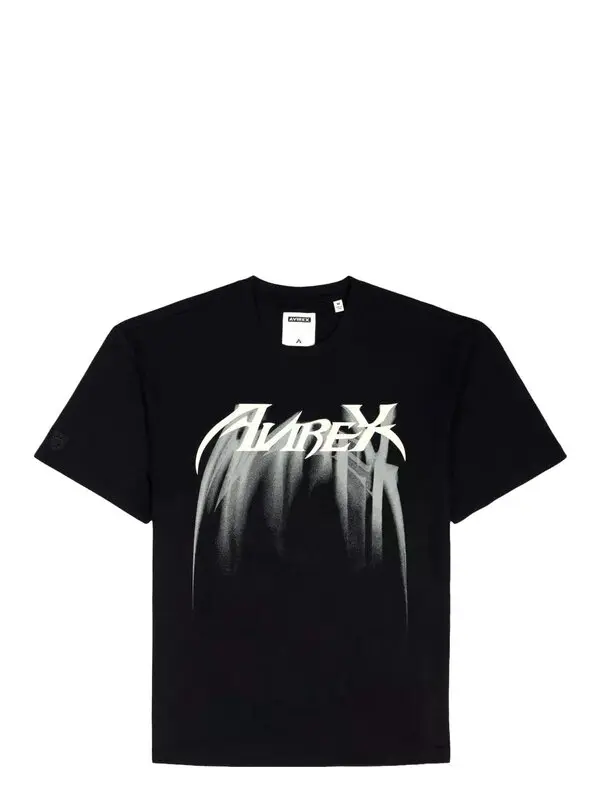 AVIREX Logo T-shirt - Black
