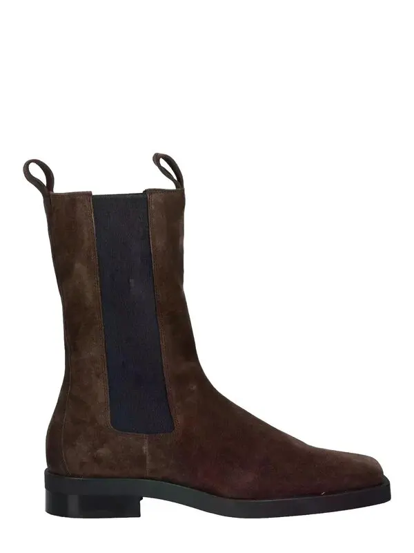 SUMMERY COPENHAGEN Pull-tab Chelsea Boots - Brown