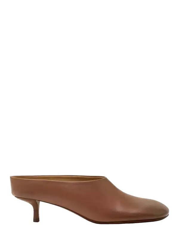 Marsèll Cotama Square-toe Mules - Brown