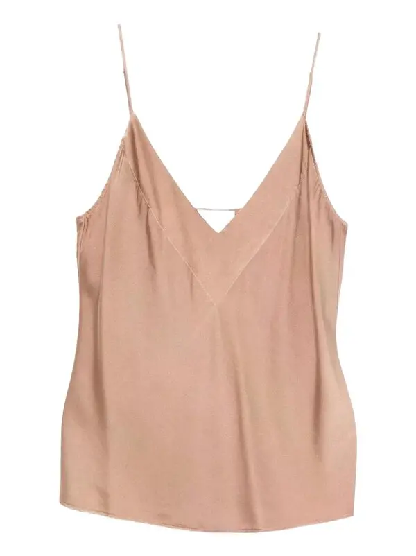 FORTE_FORTE V-neck Tank Top - Pink