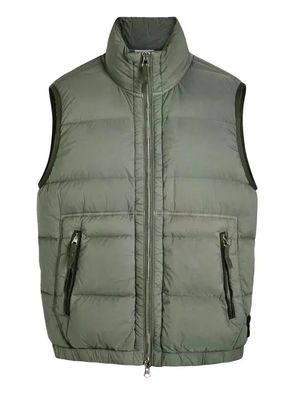 Stone Island Zip-up Padded Gilet - Grey