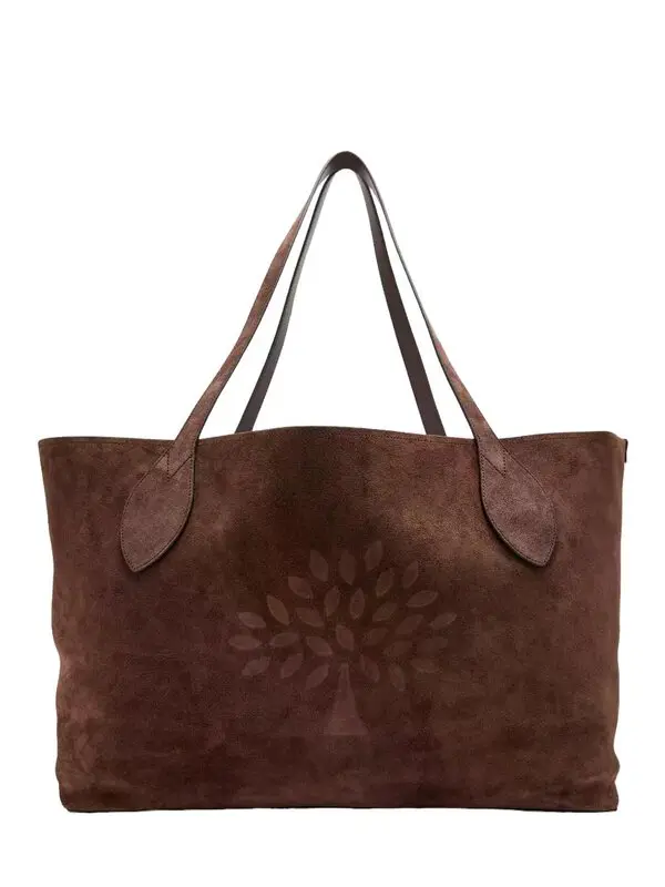 Mulberry Tree Motif Tote Bag - Brown