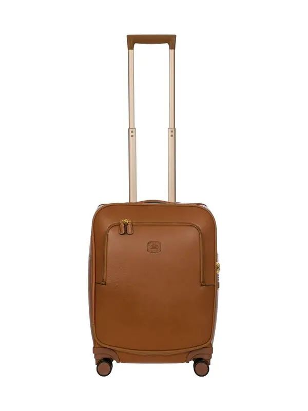 Bric'S Leather Life Pelle Suitcase - Brown