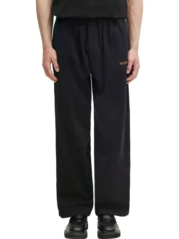 Aries Elasticated-waistband Trousers - Black