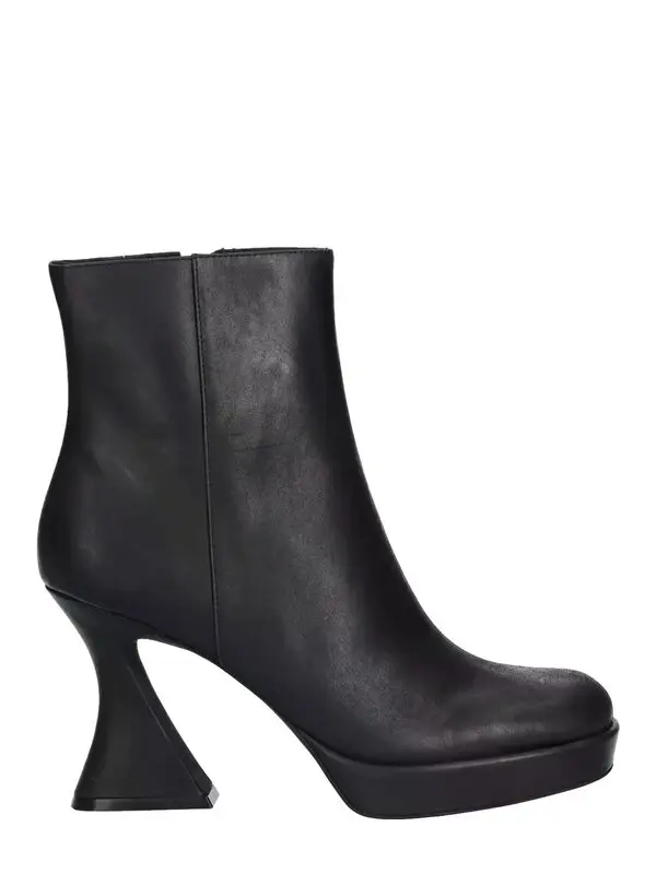 Jeffrey Campbell Humanity Platform Ankle Boots - Black