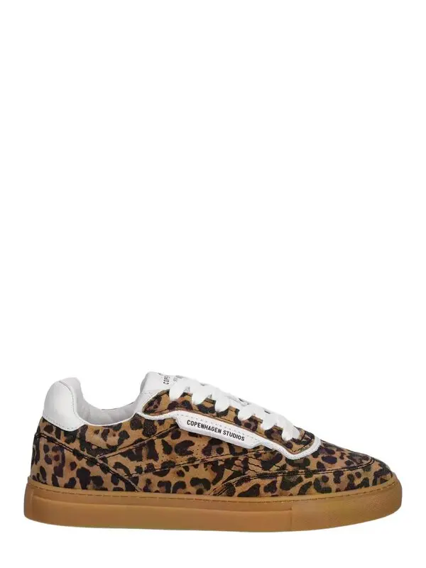 SUMMERY COPENHAGEN Leopard-print Sneakers - Brown
