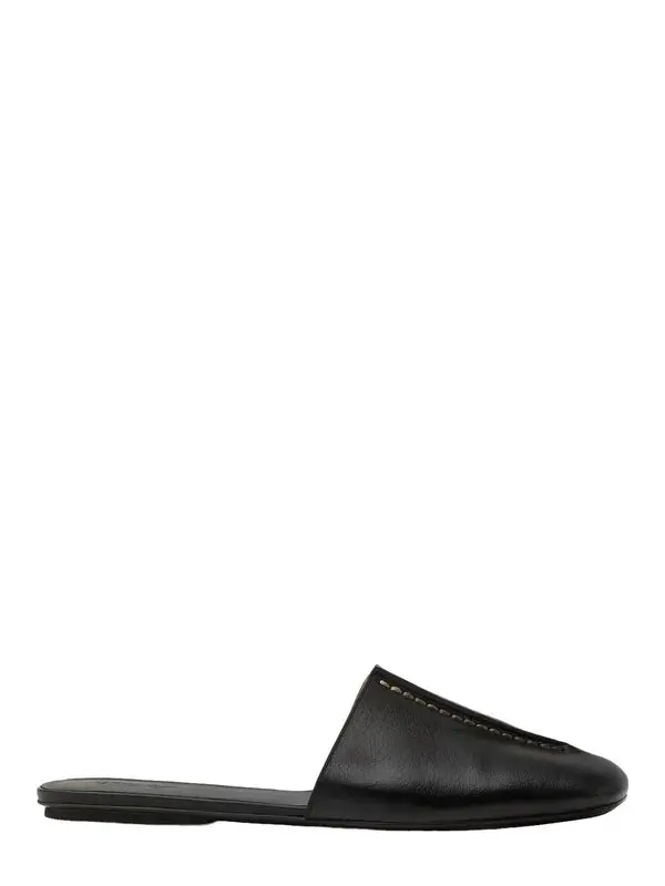 Marsèll Square-toe Mules - Black