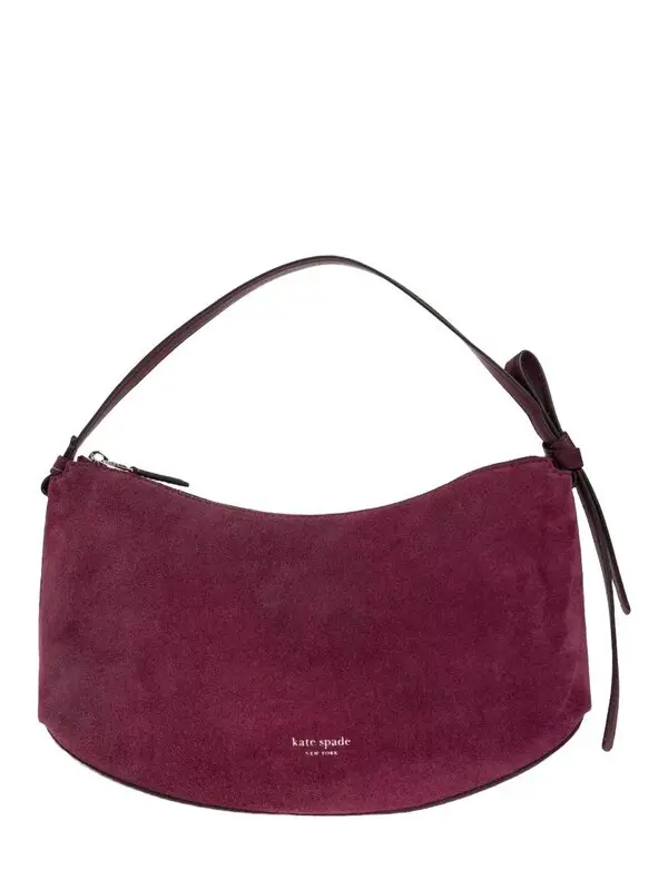 Kate Spade New York Loop Suede Shoulder Bag - Purple